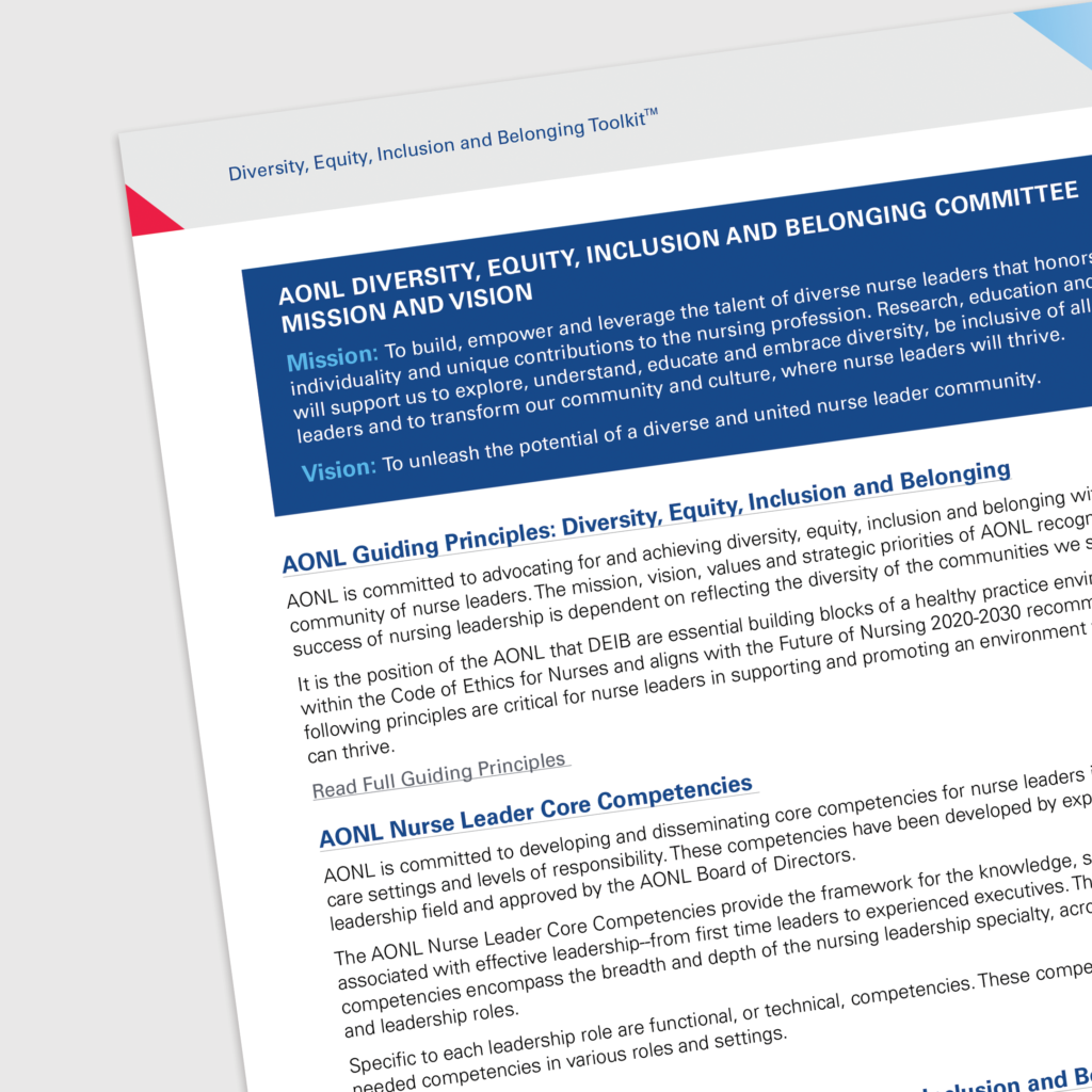 2023 AONL Diversity Toolkit - hughes design | communications